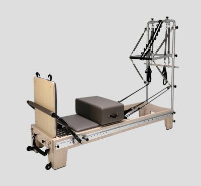 China Elite Maple Pilates Reformer U+PL001FAX With Full Track Tower Combination for sale