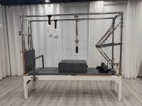 China Space Saving Metal Pilates Reformer Handle Aluminum Cadillac Reformer U+PL019CR for sale