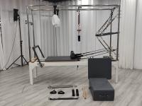China Space Saving Metal Pilates Reformer Handle Aluminum Cadillac Reformer U+PL019CR for sale