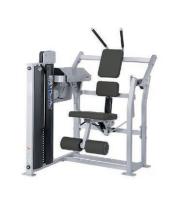 China Poly Pin Loaded Abdominal Crunch Machine U+H3001 Progressive Cable Driven Linear Motion for sale