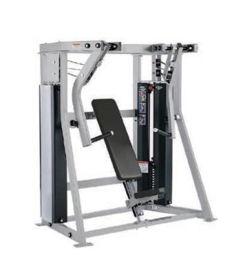 China Rehab Iso Pin Loaded Decline Chest Press Machine U+H3004 Pre Assembled Contoured Seat for sale