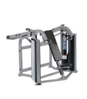 China Exercise Iso Pin Loaded Shoulder Press Machine U+H3005 Padded Seat Easy Adjust for sale