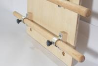 China Maple Wood Pilates Spring Board U+PL017 With Flexible Resistance Surface for sale