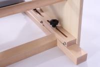 China Maple Wood Wooden Pilates Equipment Pilates Ladder Barrel U+PL003 Curved Stretch Frame for sale