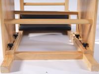 China Oak Wood Pilates Ladder Barrel U+PL008 with Traditional Curved Barrel Design for sale