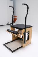 China Solid Wood Wooden Pilates Equipment Pilates Stability Chair U+XM004SM With 2.8cm Thick for sale