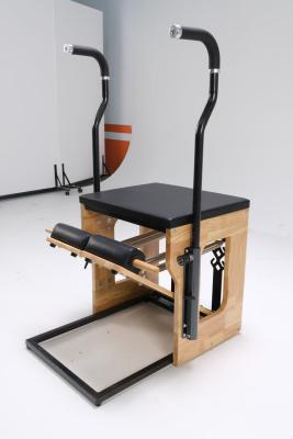 China Solid Wood Wooden Pilates Equipment Pilates Stability Chair U+XM004SM With 2.8cm Thick for sale