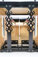China Solid Wood Wooden Pilates Equipment Pilates Stability Chair U+XM004SM With 2.8cm Thick for sale