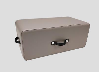 China Tri Leather Sitting Box Dampened Snap On Breathable Skid Resistant Compact Pilates Accessories for sale
