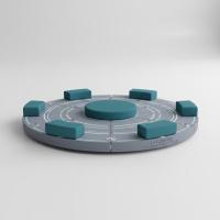 China Rotary Pregnancy Exercise Mat U+FL005YFD Sturdy Aligning Adaptable Commercial for sale