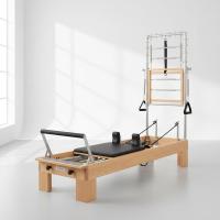 China Oak Pilates Reformer U+PL006EA with Vertical Tower Exercise System for sale
