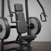 China Push Seated Chest Press U+PL1036 Cushioned Flexible Silent Aligning Studio Grade for sale