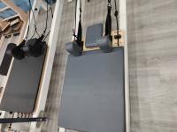 China Custom Metal Pilates Reformer Calf Fixed Rail Little White Reformer U+PL019X for sale
