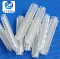 China 32mm Clear FTTH Fiber Optic Cable Protective Sleeve with 1.0mm Steel Rod and 3.5-3.8mm Shrunk OD for sale