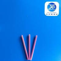 China 2.9mm Pink Fiber Optic Fusion Splice Protection Sleeves with 304SS Steel Rod - 40/45/60mm Lengths for sale