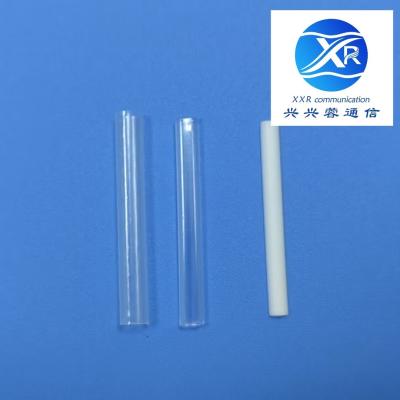 China 8 Cores Ribbon Fiber Splice Sleeve with Single Ceramic Rod - 4.7x4.1mm OD After Shrinking - 40mm Length for sale