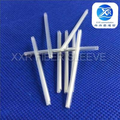China PE Heat Shrink Fiber Optic Sleeve 60mm with 1.2mm Steel Rod for Fusion Splicing Protection for sale