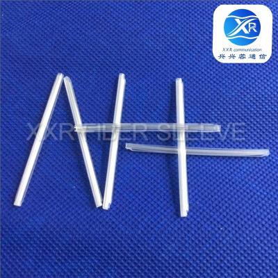 China EVA Clear Heat Shrink Tube 1.0mm Steel Rod for Fiber Patch Cord - 45mm Length, 2.5mm OD for sale