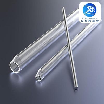 China Clear EVA Fiber Optic Cable Protection Sleeve 40mm Length with 2.7mm OD for FTTH FTTx Applications for sale