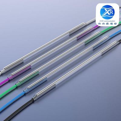 China 304 Stainless Steel Fiber Optic Splice Sleeve 3.0mm OD with 1.5mm Steel Rod for FTTH FTTx Applications for sale