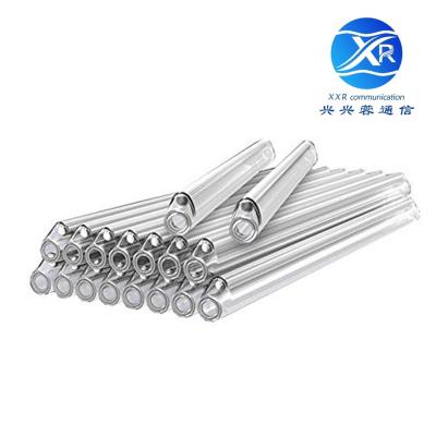China 2.5mm Fiber Optic Splice Sleeve Heat Shrinkable Clear PE Tube 45mm Length for sale