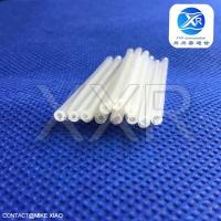 China Clear FTTH Polyolefin Fiber Optic Sleeves 60mm x 2.5mm for Single Fiber Splicing Protection for sale