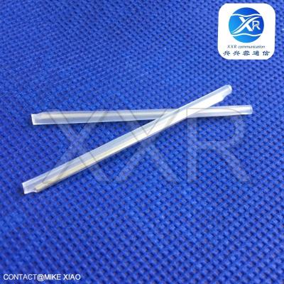 China Italy Clear Polyolefin Heat Shrinkable Fiber Splice Sleeves 1.0x60mm with 2.5mm OD and 304 Stainless Steel for sale