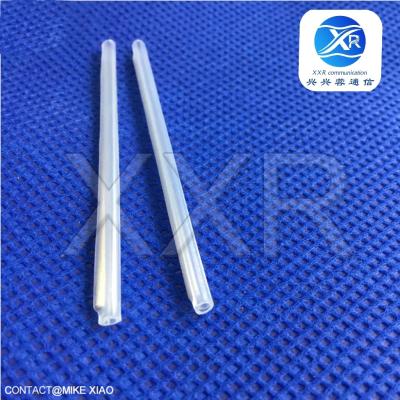 China 40mm PE EVA Optical Fiber Fusion Splice Sleeves - 3.0mm OD Clear Protection for 250μm/900μm Fibers for sale