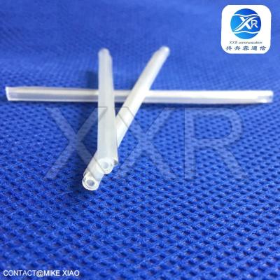 China Clear PE EVA Optical Fiber Splicing Heat Shrink Tube 40mm Length 2.5mm OD for Telecom Protection for sale