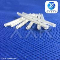 China Clear PE EVA Optical Fiber Fusion Splice Sleeve 3.0x40mm 100PCS with 304 Stainless Steel Strength Member for sale