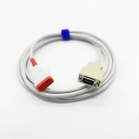 China Grey TPU Spo2 Sensor Cable 12ft  14 Pin Connector 4081 for sale