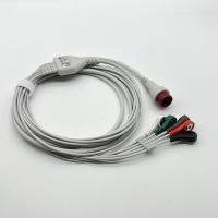 China Original 6pin ECG Cable For Zoncare 3 / 5 Leads One Piece ECG Cable Snap for sale
