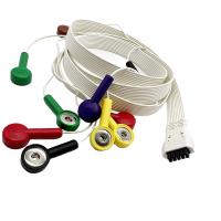China Mortara X12 10 Leads ECG Holter Cable Snap / Clip Type For Recorder Monitor for sale