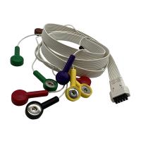China Mortara X12 10 Leads ECG Holter Cable Snap / Clip Type For Recorder Monitor for sale