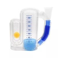 China 3000cc Single Ball Lung Breathing Trainer Adjustable Spirometer For Breathing Exerciser for sale