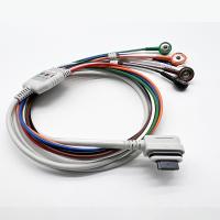 China GE Seer 7 Leads Holter Recorder ECG Cable AHA Snap ECG Patient Cable for sale