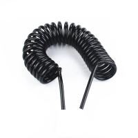 China NIBP Tube PU Spring Tube Flexible Spiral Pneumatic Air Hose 2.5m for sale