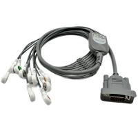 China 10 Lead ECG Holter Cable Snap Connector Compatible Beijing Meigaoyi MGY-02 for sale