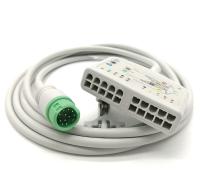 China Mindray 10 Lead EKG Trunk Cable 2.4m 009-004728-00 0010-30-42721 for sale