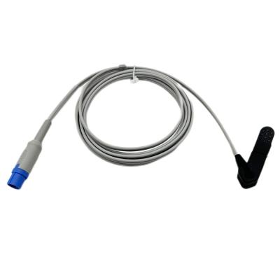 China Animal/Adult Ear Clip 7 pin Oxygen Sensor Cable for Drager  SpO2 Sensor for sale