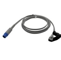 China Animal/Adult Ear Clip 7 pin Oxygen Sensor Cable for Drager  SpO2 Sensor for sale