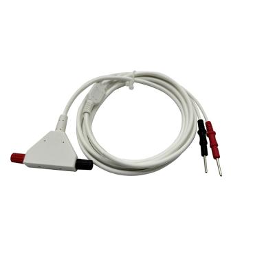 China Atrial Ventricular Pacemaker Pacing Cable 3m 2mm Pin Connector for sale