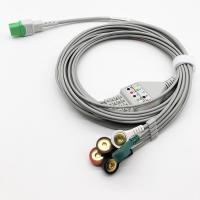 China 12 Pin Connector ECG Cable AHA Compatible For Mindray Datascope Passport V V12 V21 for sale
