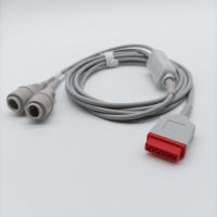 China GE Marquette IBP Adapter Cable Double Edwards Connector 2021197-003 3.2m Length for sale