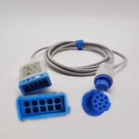 China Datex Ohmeda Cardiocap Ecg Patient Cable With Grabber Snap End Cb-72395r for sale