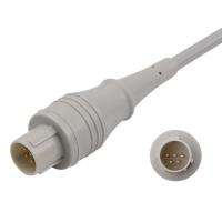 China Compatible Nihon Kohden Ibp Adapter Cable 5 Pin Connector Tpu 3m for sale