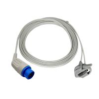 China Compatible Biolight M9500 / m8500 / M7000 12pin adult reusable spo2 sensors probe with 3m for sale