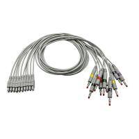 China GE Marquette MAC EKG Leadwire With Banana / Clamp Adapter TPU 0.9M 2016032-001 for sale
