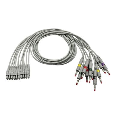 China GE Marquette MAC EKG Leadwire With Banana / Clamp Adapter TPU 0.9M 2016032-001 for sale
