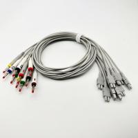 China GE Marquette MAC EKG Leadwire With Banana / Clamp Adapter TPU 0.9M 2016032-001 for sale